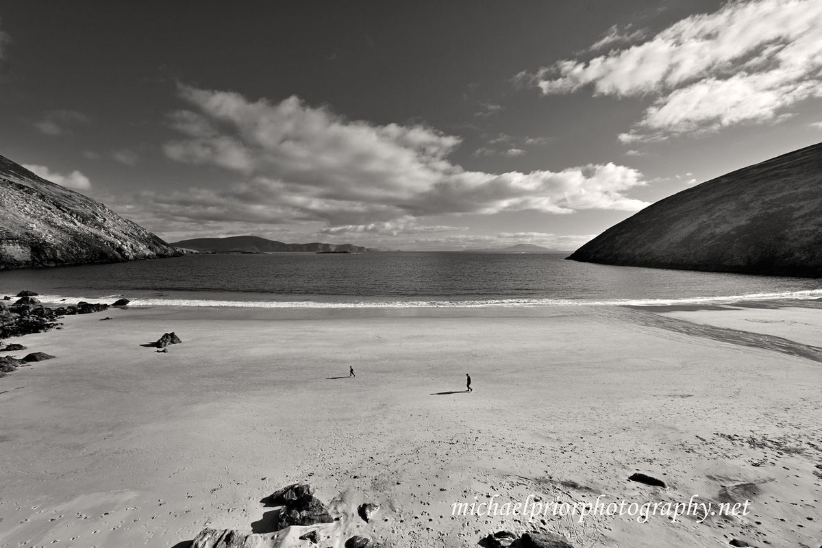 Keem beach in black and white | Michael Prior Photography