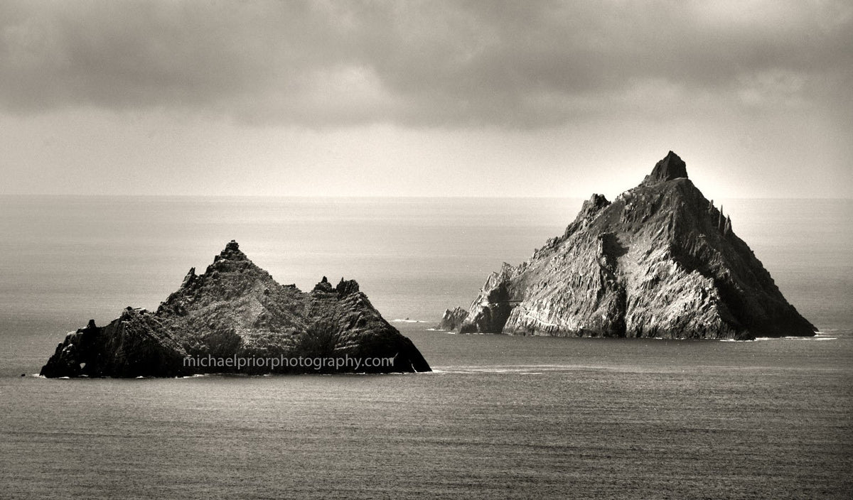 The Skellig Islands In Black And White | Michael Prior Photography