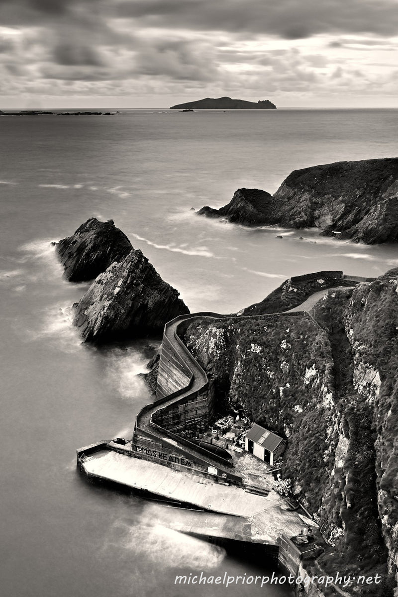 Dunquin pier in Black and white | Michael Prior Photography